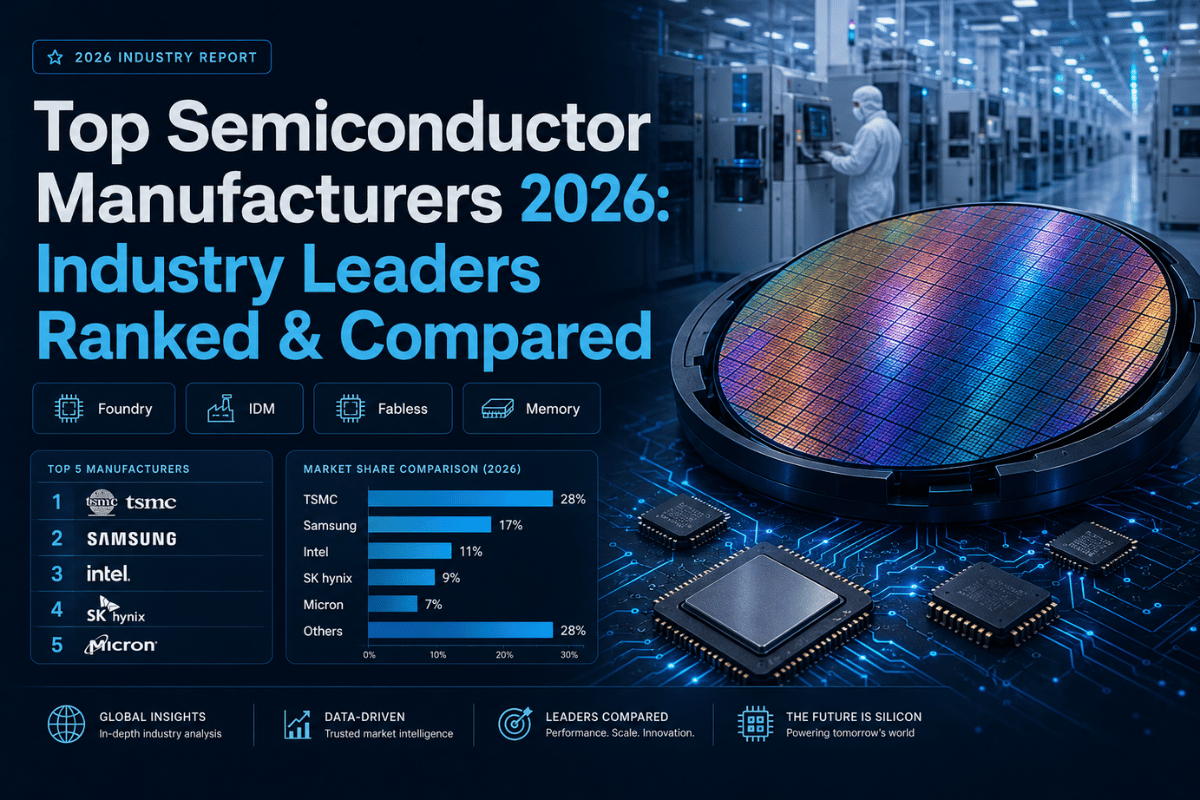 Top Semiconductor Manufacturers 2026: Industry Leaders Ranked ...